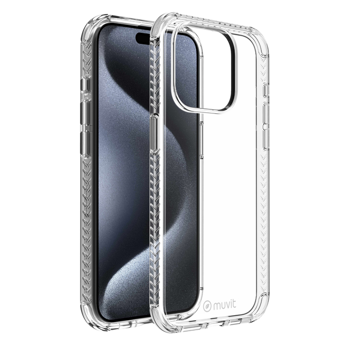 COQUE TRANSPARENTE RENFORCEE 3M IPHONE 15 PRO : ascendeo grossiste Coques