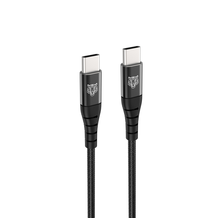 TIGER POWER LITE CABLE RENFORCE USB-C USB-C 2M NOIR : ascendeo ...